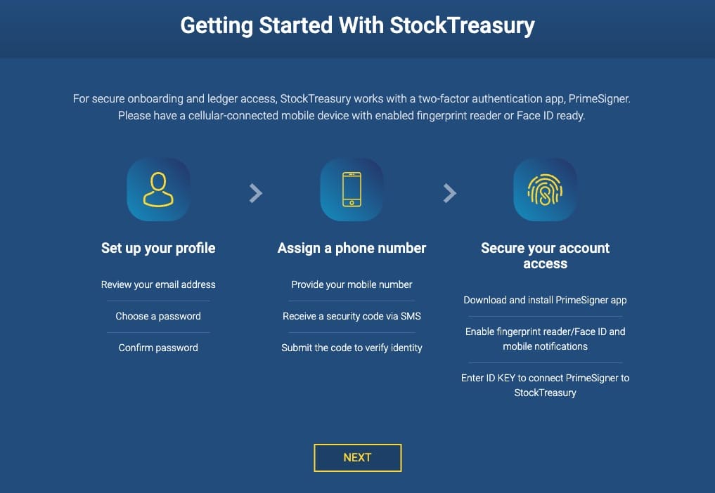 Getting started - StockTreasury